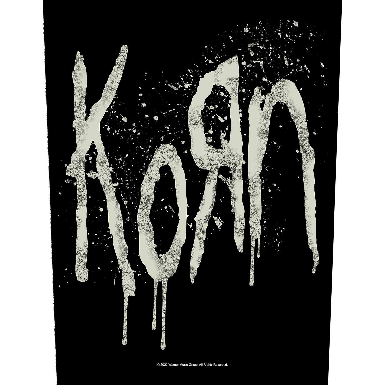 Korn Back Patch: Splatter Logo | Red Rabbit trendovska trgovina